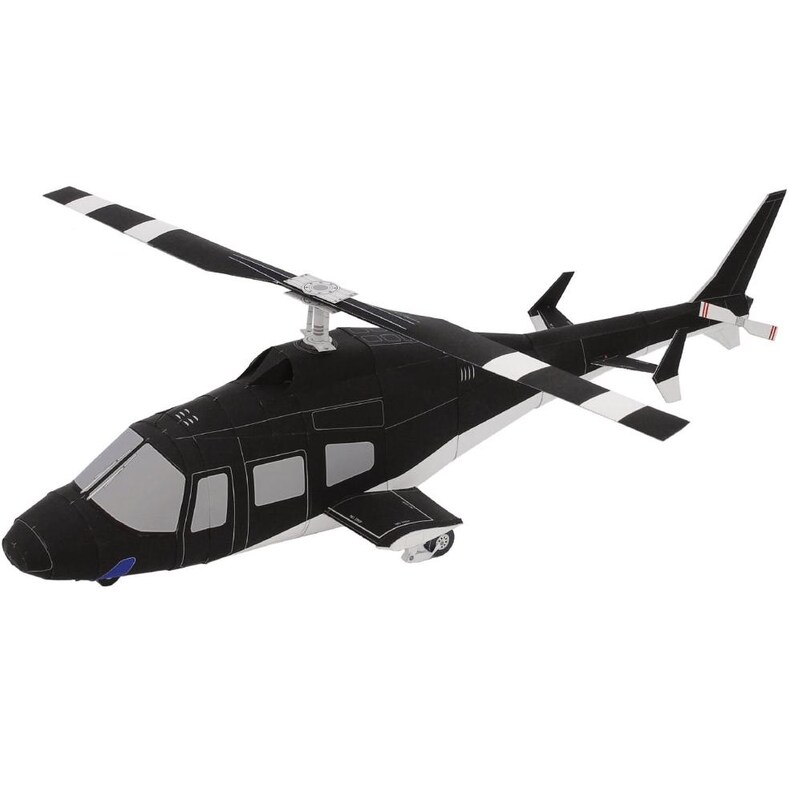Helicopter, Aircraft, DIY Paper Model, Papercraft, Printable Papercraft ...