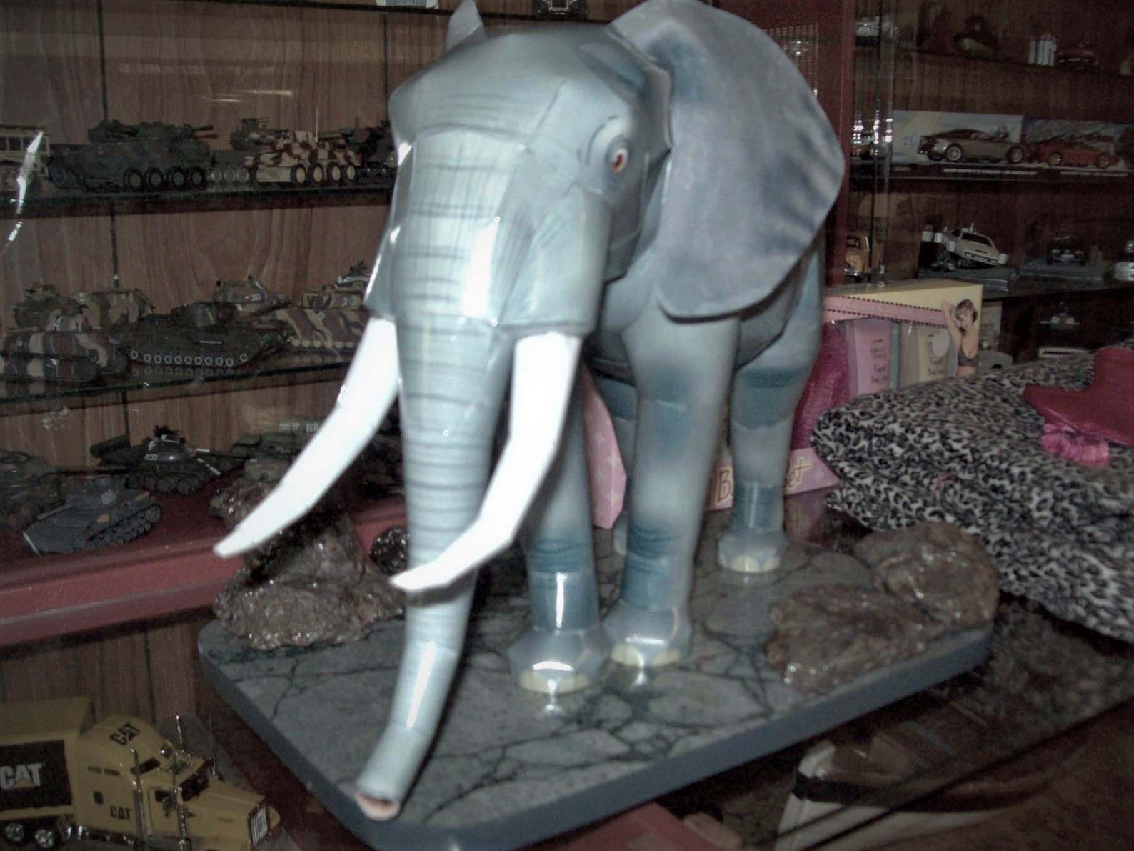 African Elephant Papercraft, Paper Model, Papercraft, Papercraft ...