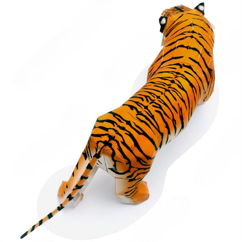Tiger Papercraft, Paper Model, Papercraft, Papercraft Template Kit ...