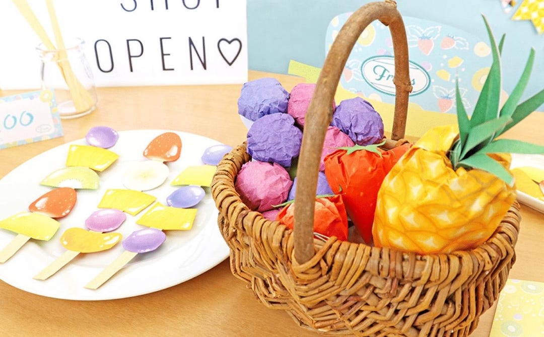 Fruit Shop Pretend Play Printables, Dramatic Play, Preschool Printables ...