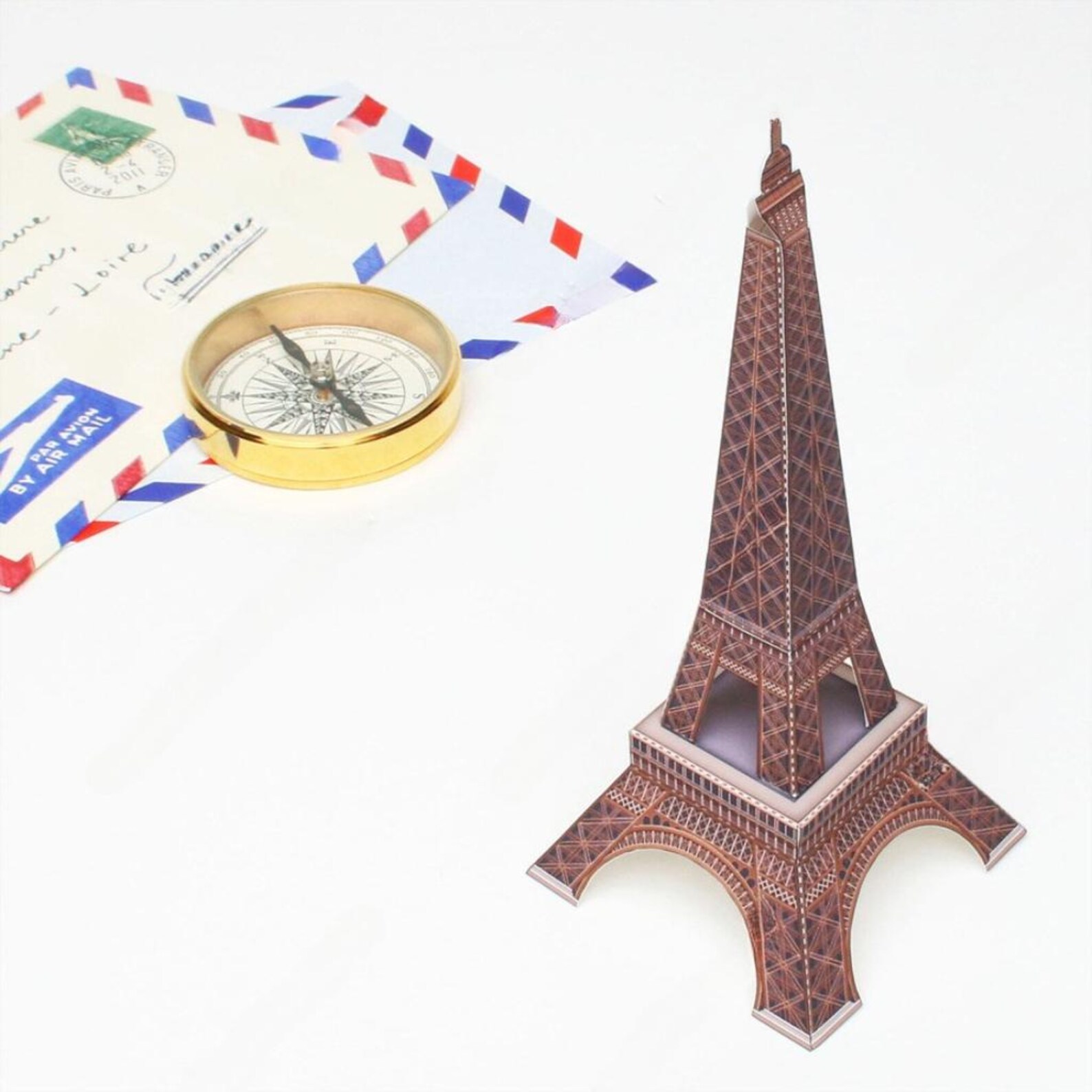 Eiffel Tower, Paris, France, Mini Version, Building, DIY Paper Model ...