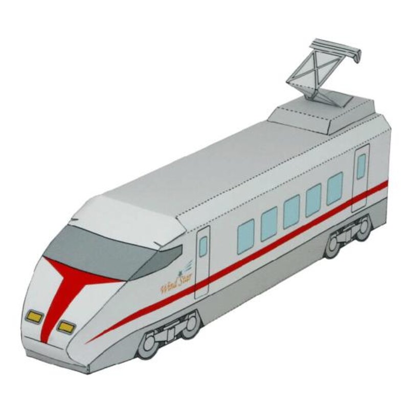 Papercraft, Station, Train, Express Train, DIY Papercraft for Kid ...