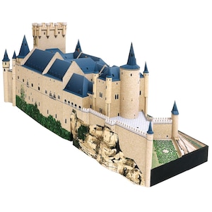 Alcázar of Segovia, Spain, Medieval Castle, Building, DIY Paper Model ...