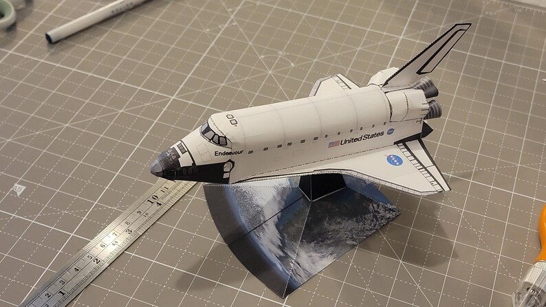 Space Shuttle Orbiter-easy Version, Space, Astronomy, DIY Paper Model ...