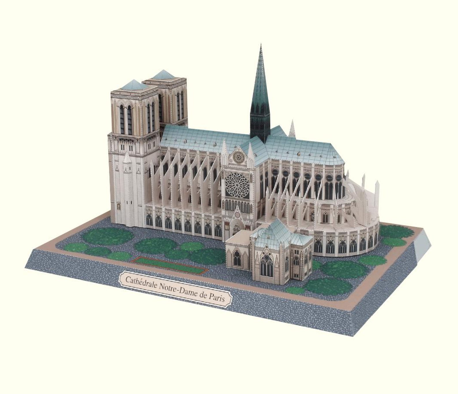 Cathédrale Notre-dame De Paris, Paris, France, Building, DIY Paper ...