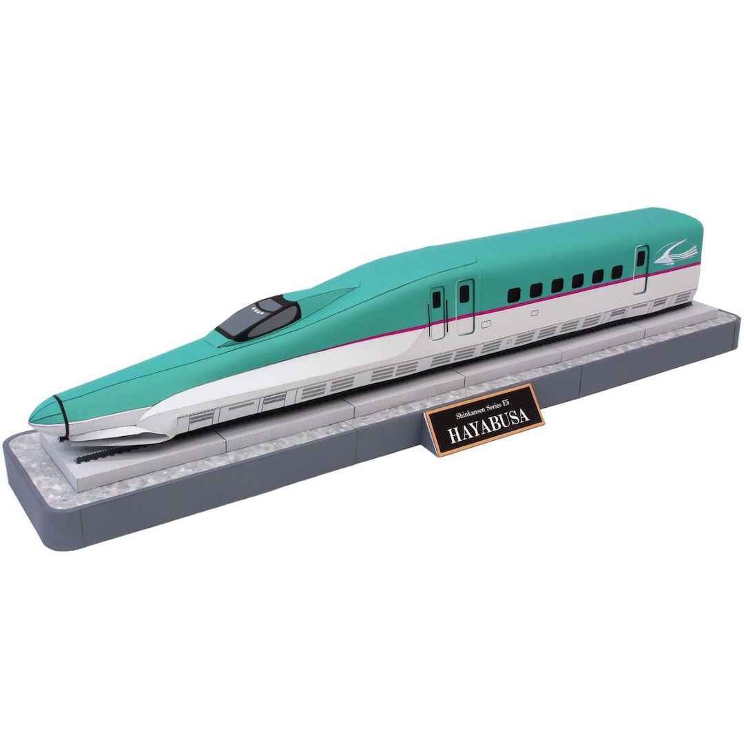 Shinkansen Papercraft, Bullet Train Papercraft, E5 Hayabusa Papercraft ...