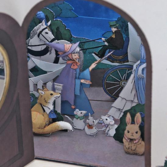 Cinderella House Papercraft for Kid Template Kit Miniature, Printable ...