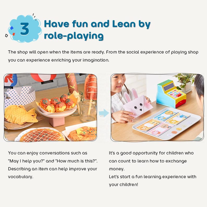 Ice Cream Shop Pretend Play Printables, Dramatic Play, Preschool ...