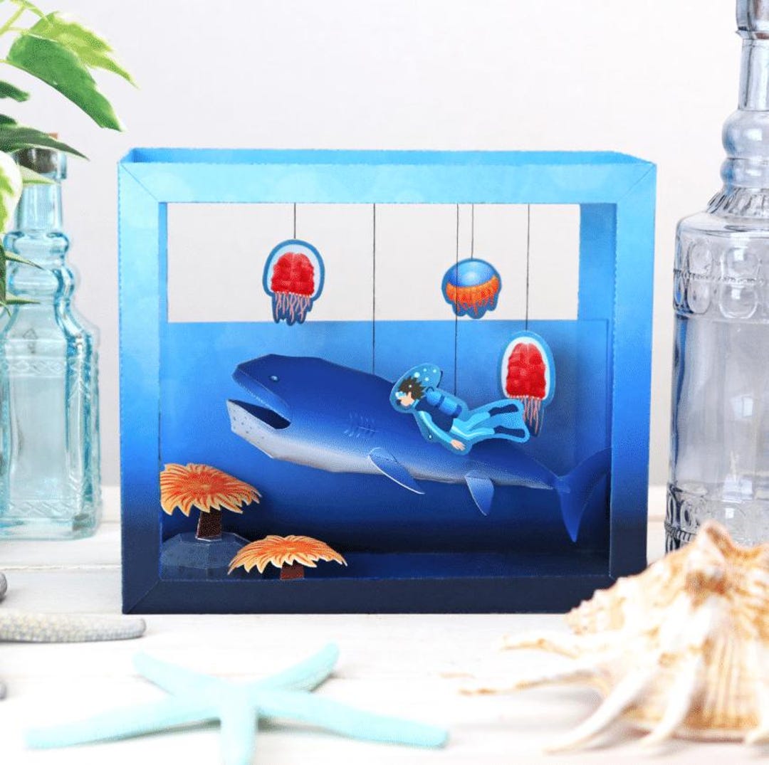 Megamouth Shark Papercraft, Aquarium, Fish Tank, Fishbowl, Paper Model ...