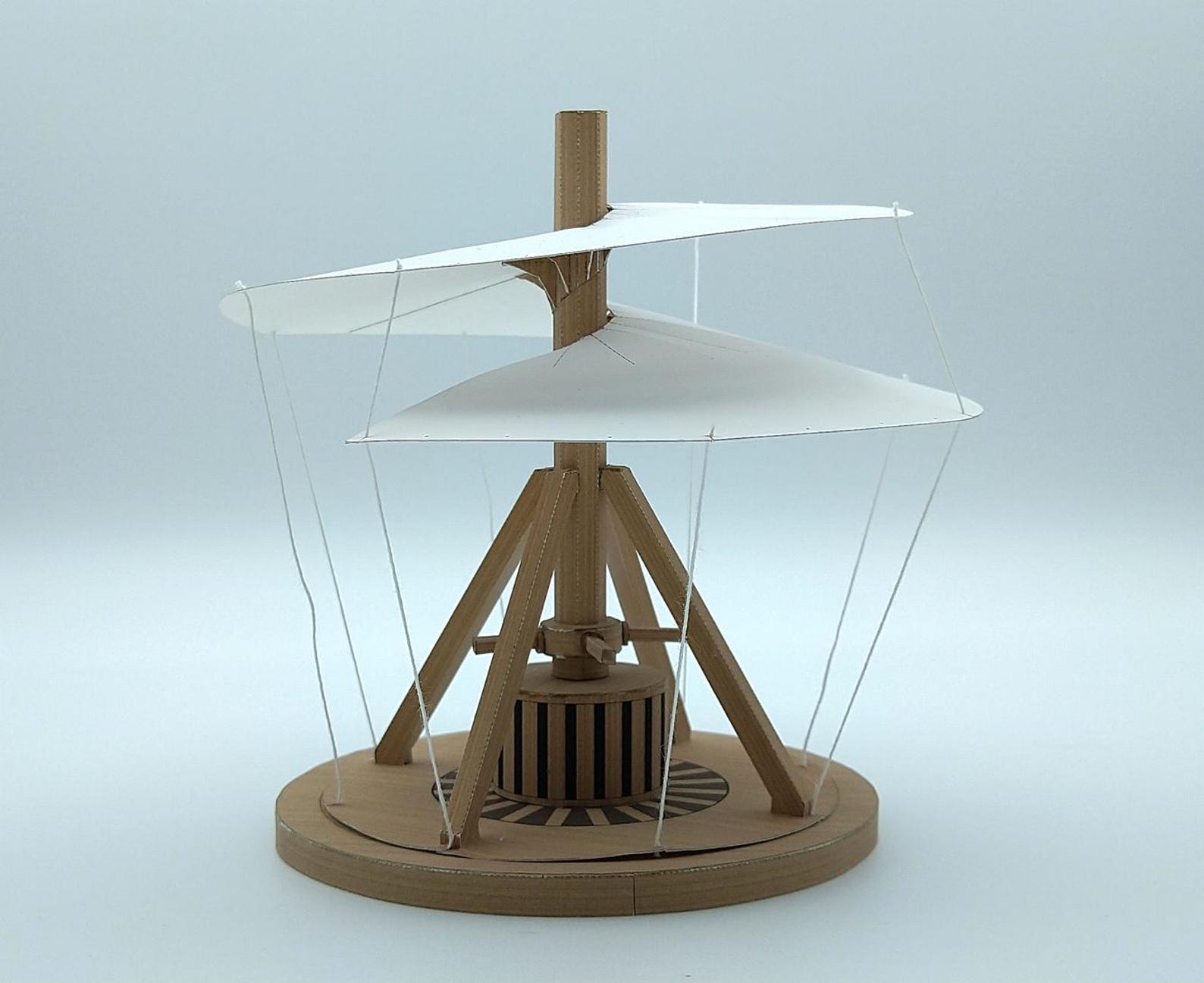 Leonardo Da Vinci's Helicopter, Helicopter, Aerial Screw, Aircraft, DIY ...