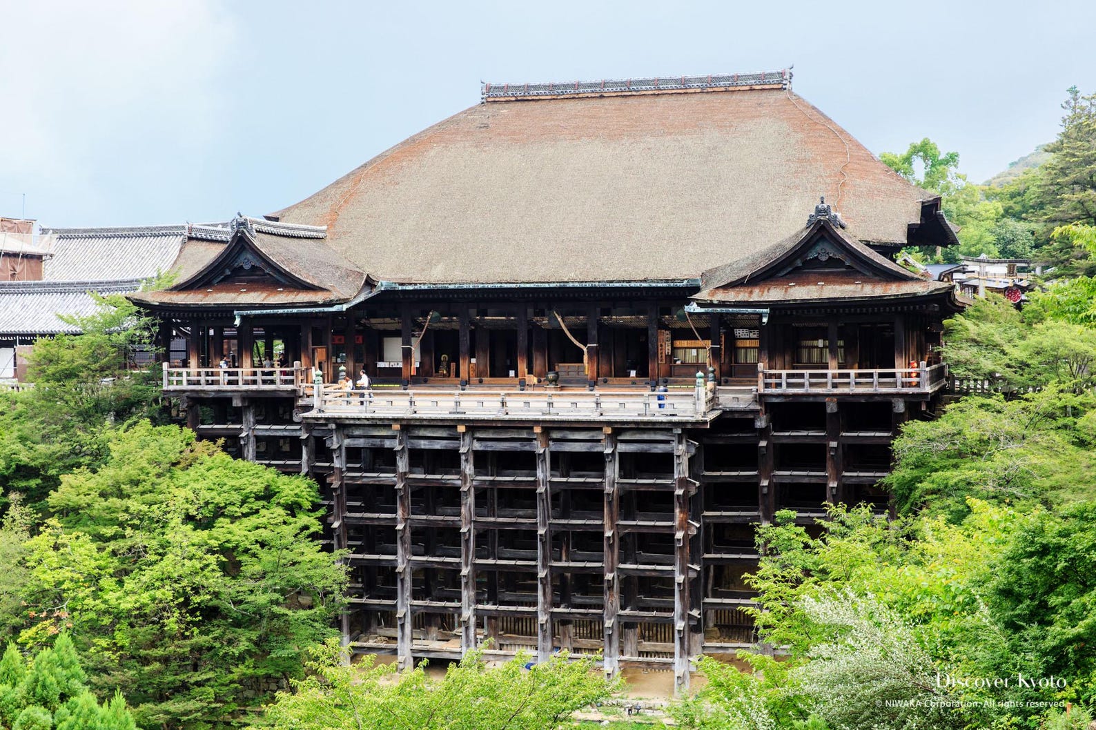 Kiyomizu-dera Temple, Building, Kyoto, Japan, DIY Paper Model Sculpture ...