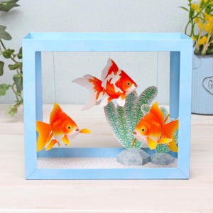 Goldfish Papercraft, Ryukin, Fish, Aquarium, Fish Tank, Fishbowl, Paper ...