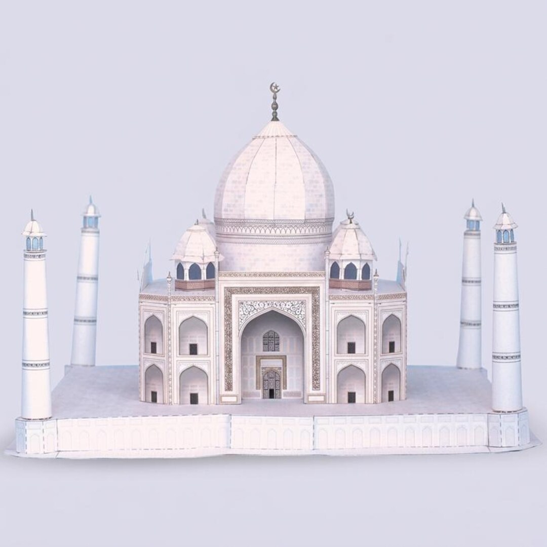 Taj Mahal, India, Mini Version, Building, DIY Paper Model, Papercraft ...