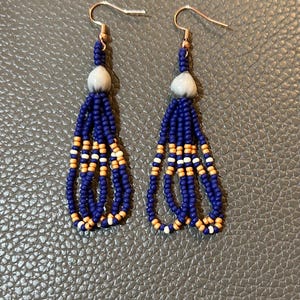 Handmade Beaded Cherokee Tears Earrings, Native Made - Etsy