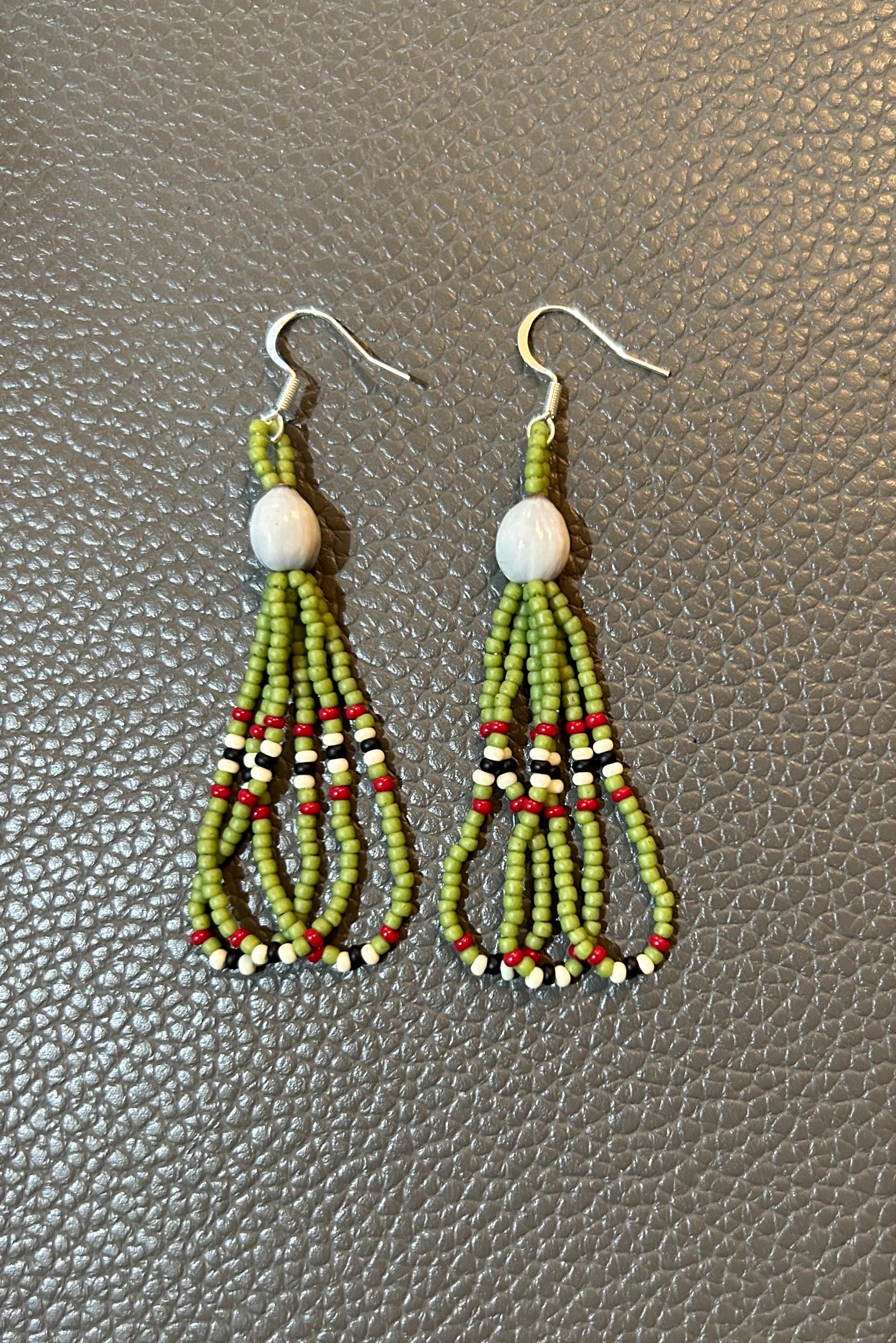 Handmade Beaded Cherokee Tears Earrings, Native Made - Etsy