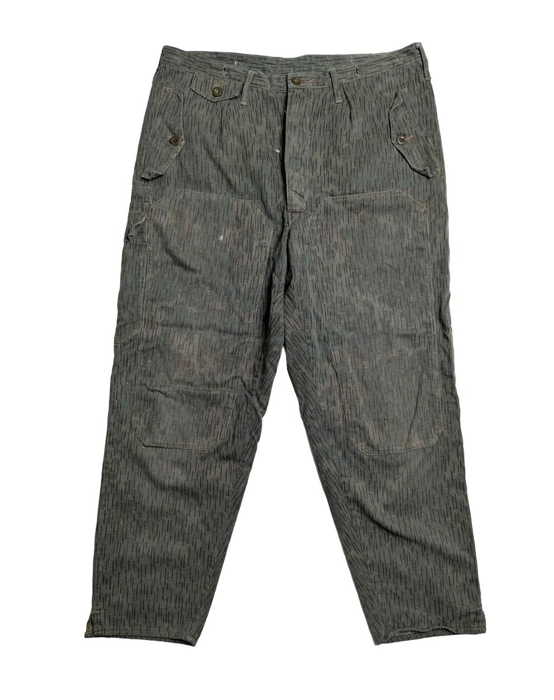 Rare Vintage Czech Army M60 / Vz60 Rain Drop Camo Trousers 34x26 Large ...