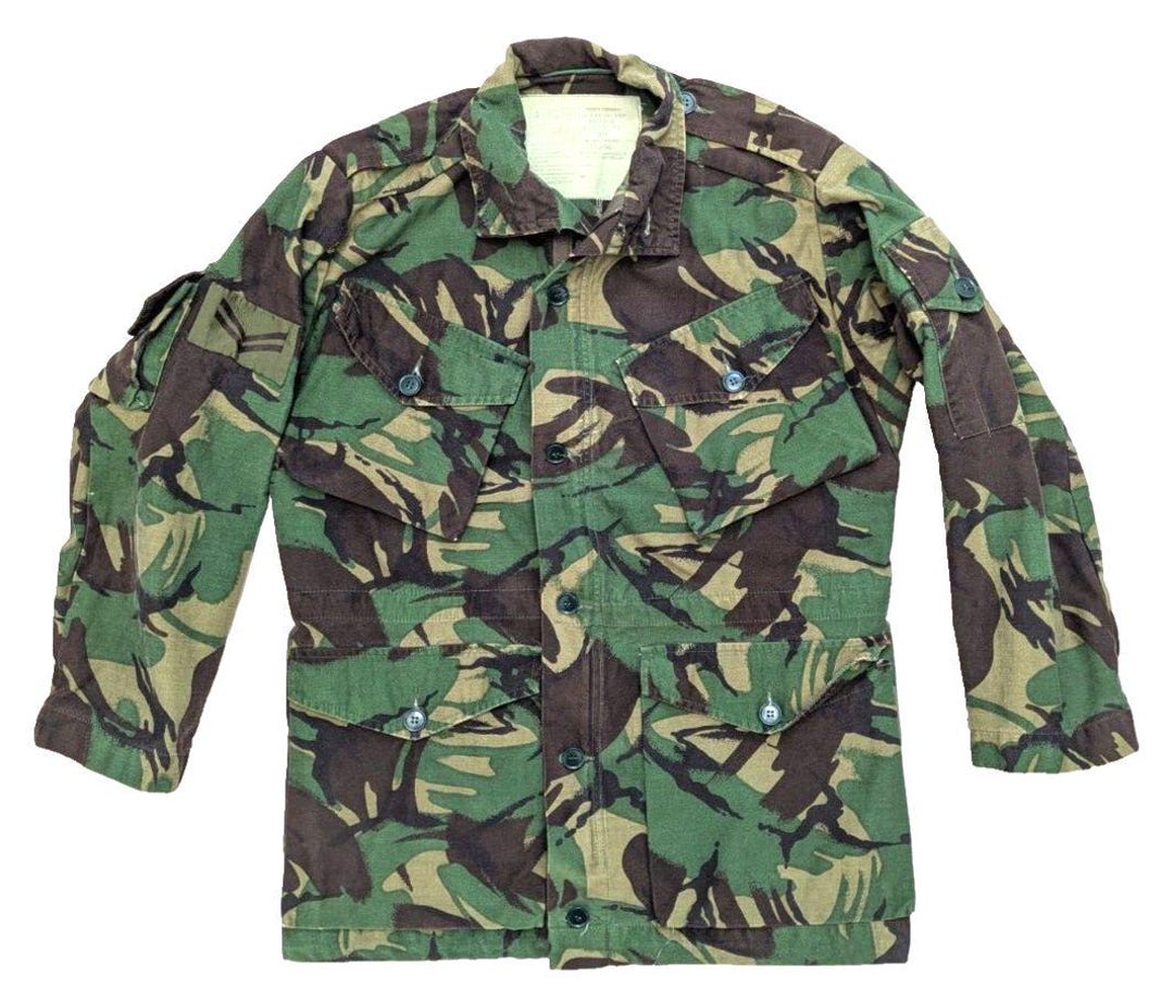 British Military Woodland DPM Camouflage 84 Pat Field Jacket 170/96 ...