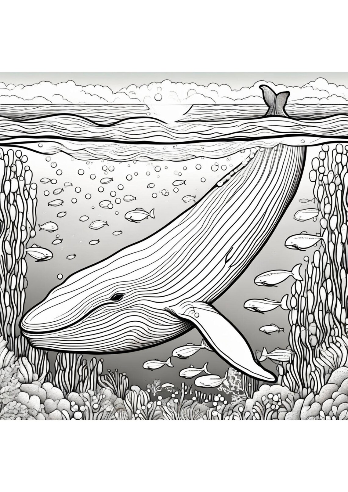 Digital Coloring Book – Cute Sea Animals to Print | Creative Coloring ...