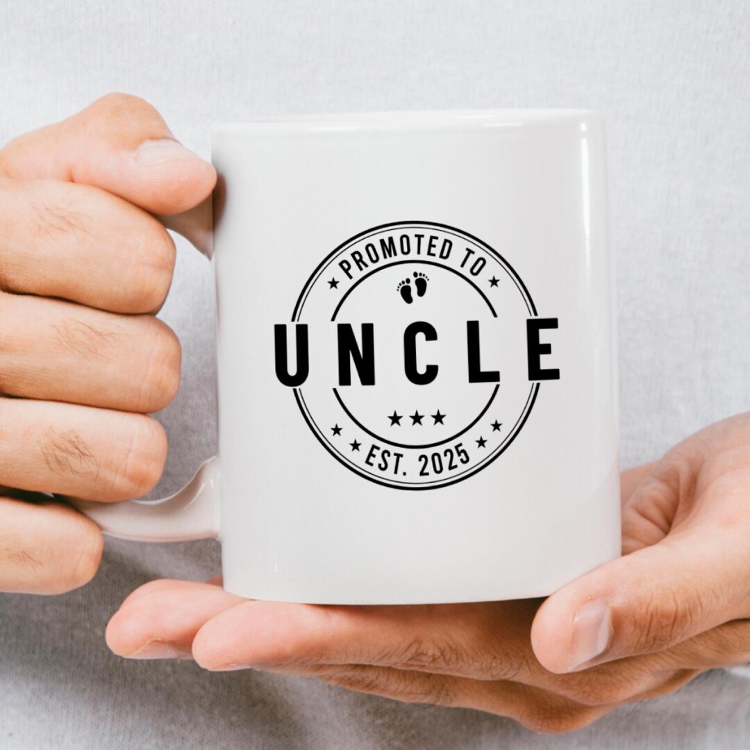 New Uncle Mug New Uncle Gift Promoted to Uncle Mug Baby Reveal to Uncle ...