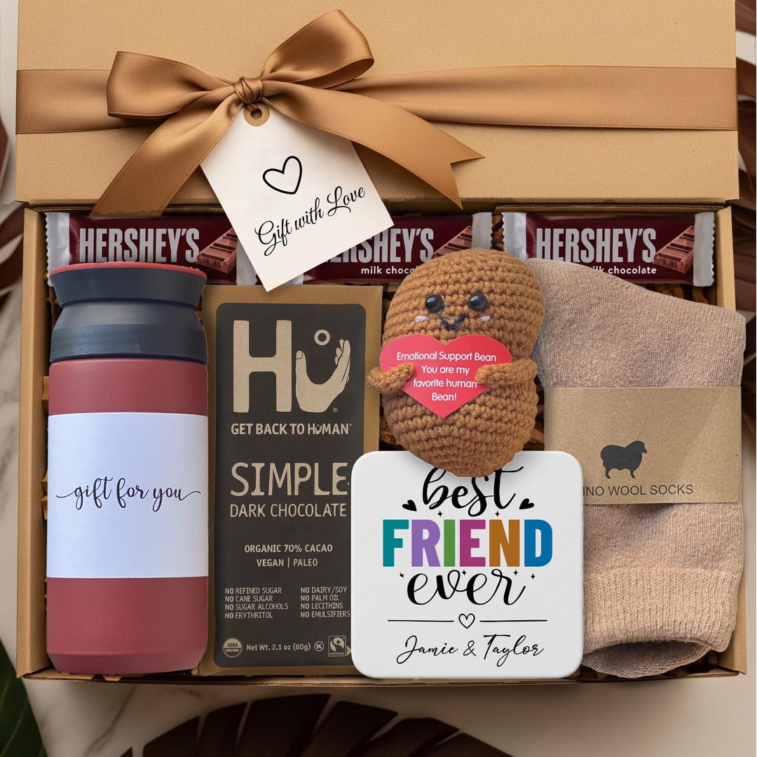 Personalized Friend Gift Box Hug in A Box for Friend Care Package for ...