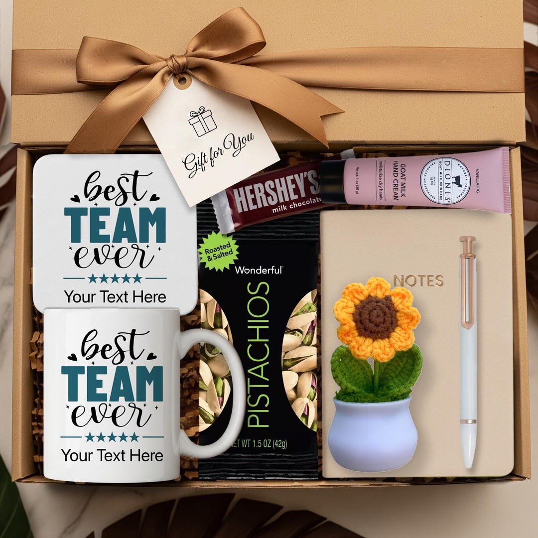 Team Gifts Personalized Team Christmas Box Gifts for Teams Holiday Gift ...
