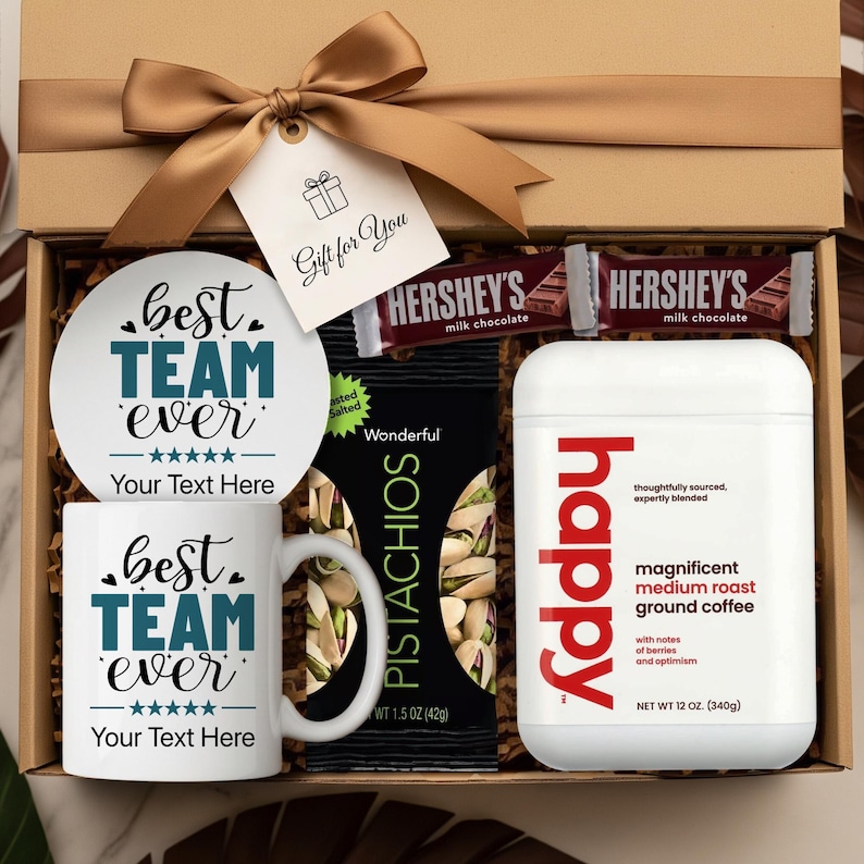 Team Gifts Personalized Team Christmas Box Gifts for Teams Holiday Gift ...