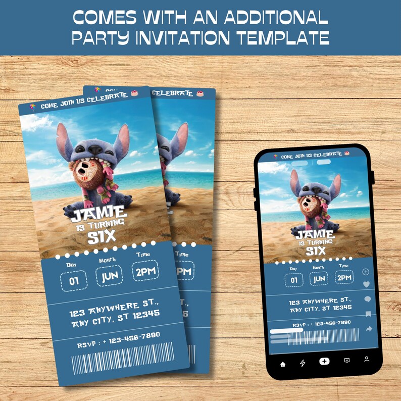 Lilo and Stitch Movie Ticket, 2025 Cinema Voucher, Gift Voucher ...