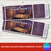 Editable Escape Room Ticket Template: Surprise Gift (instant Download ...