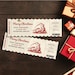 Christmas Train Ticket Surprise Gift | Printable Santa Train Ticket ...