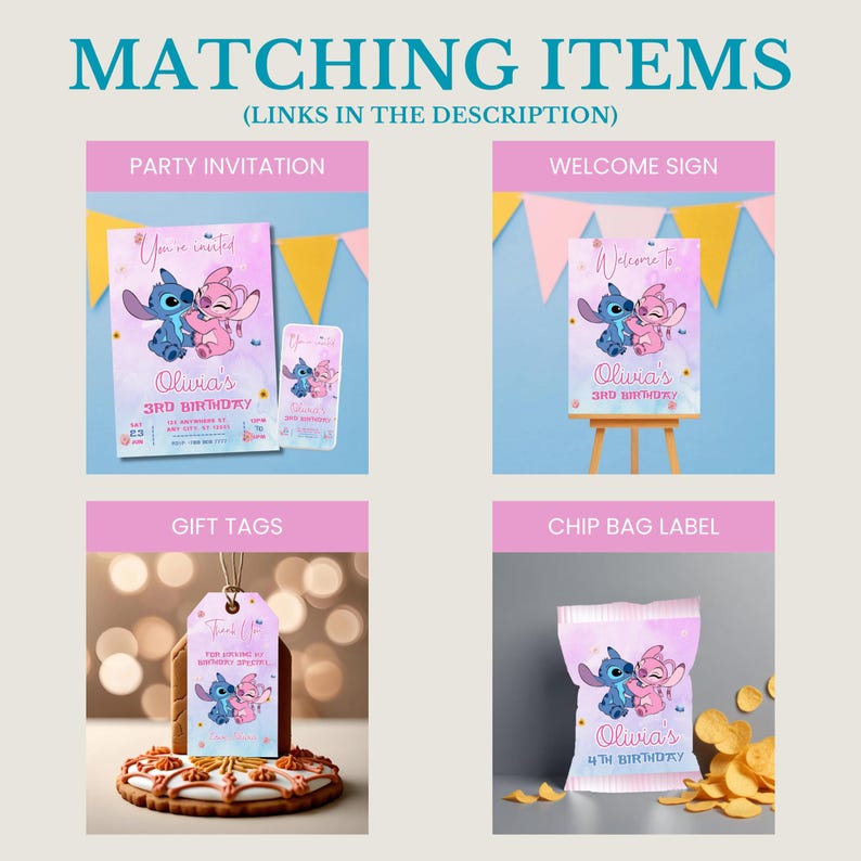 Stitch and Angel Chip Label, Lilo and Stitch Chips Wrapper, Stitch ...