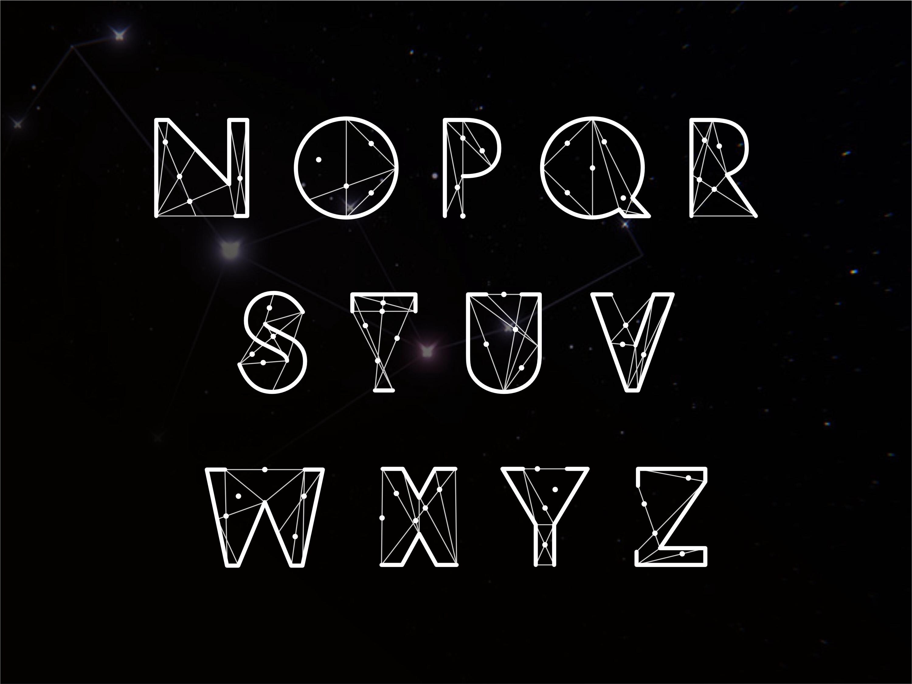 Written in Stars Letters Font SVG, Star Writing Font PNG - Etsy