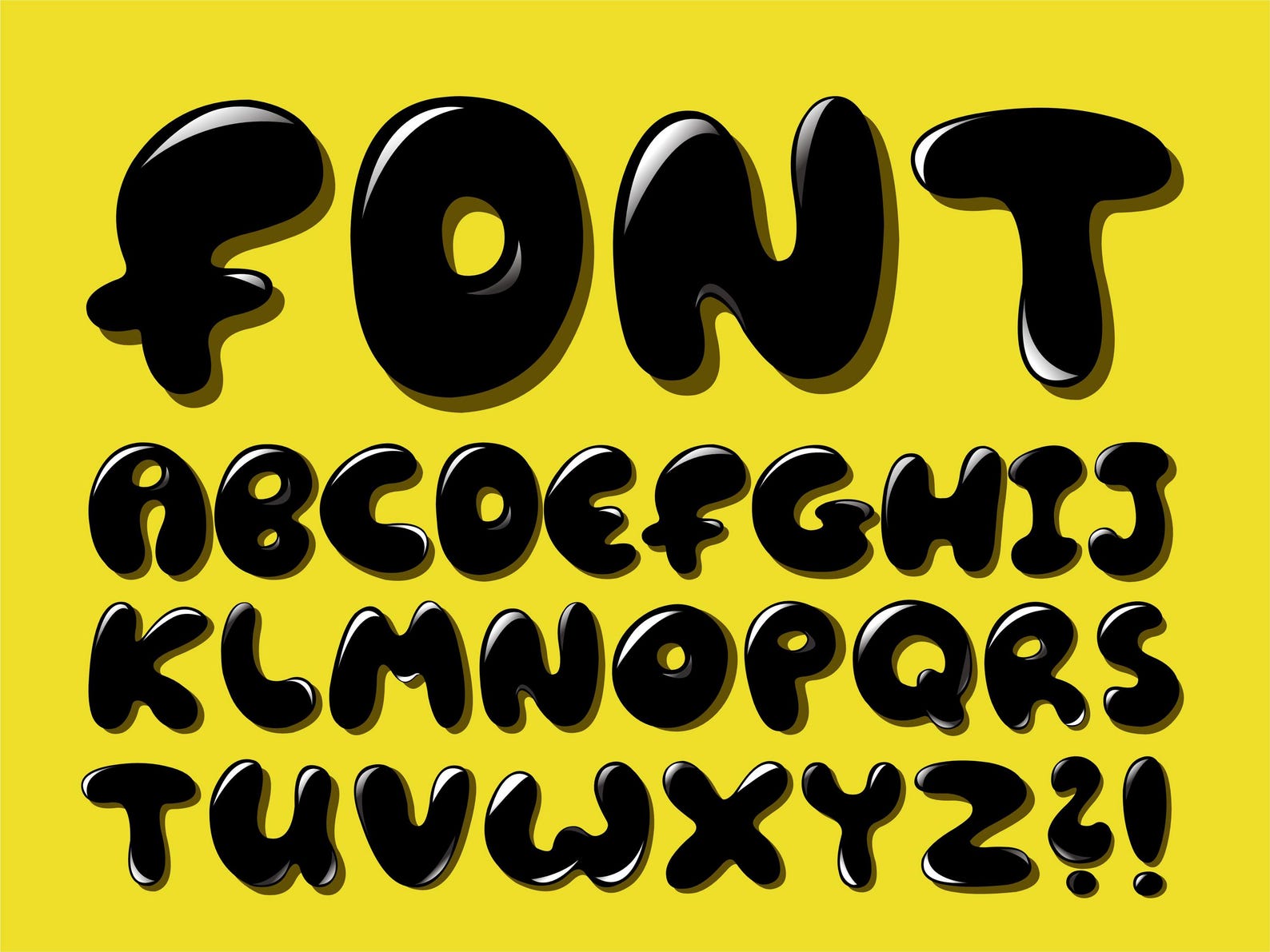 Bubble Font Svg, Groovy Font Png, Bubble Letters Svg - Etsy Canada