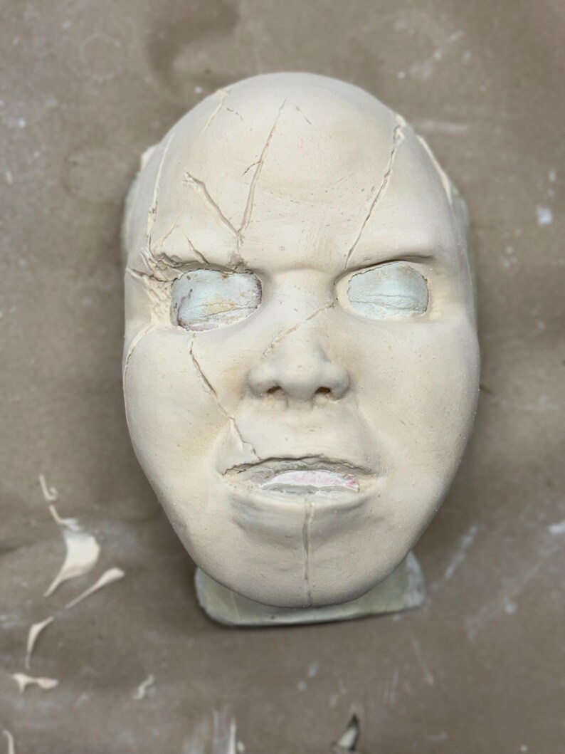 Child's Play Chucky Halloween Prosthetic Foam Latex Face Makeup Costume ...