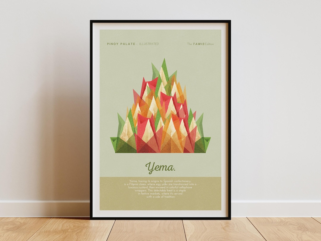 Filipino Food Poster, Custard Candy Yema, Pinoy Holiday Sweet, Asian ...