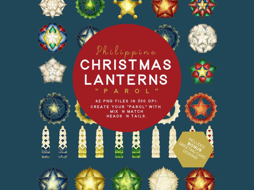 Filipino Christmas Parol, Pinoy Holiday Clipart Collection ...