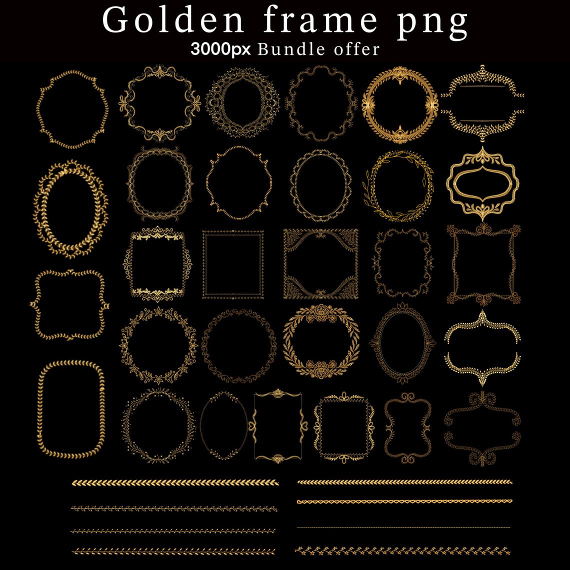 Golden Frames Png , Royal Frames Png , Golden Png , Golden Clipart ...
