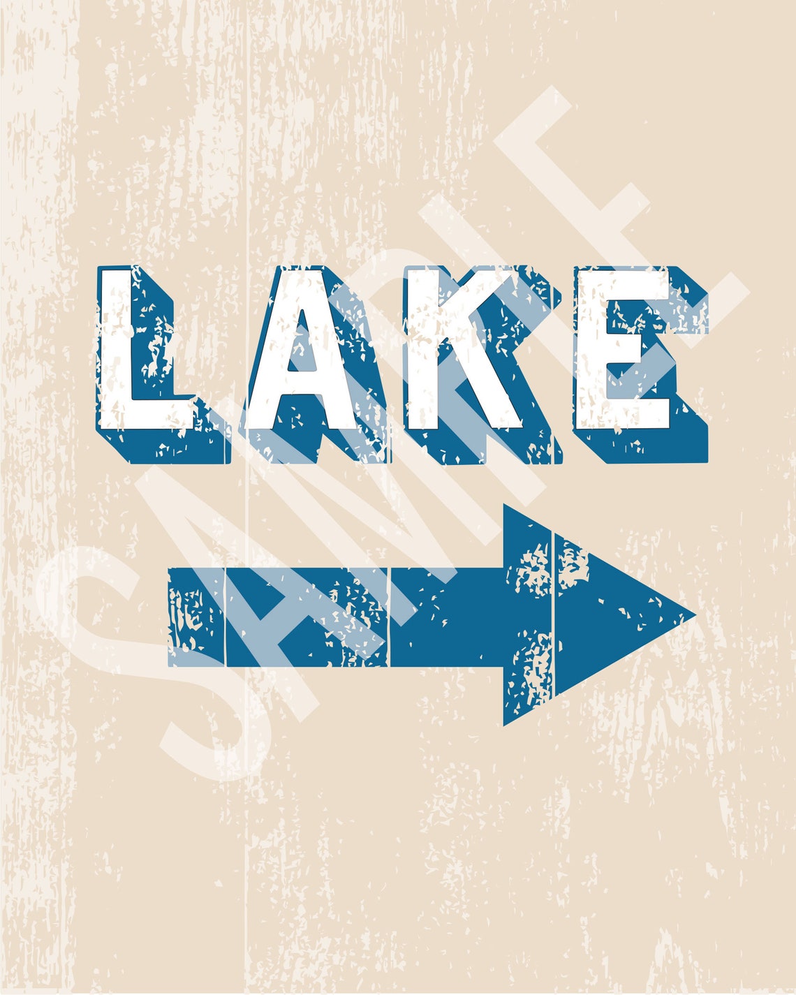 Printable Lake Wall Art Lake Print Lake Sign Lake Poster | Etsy