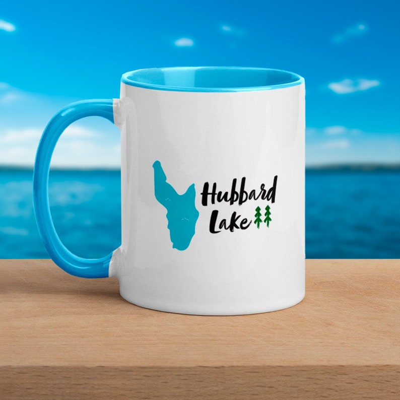Hubbard Lake Mug, Coffee, Tea, Lake, Michigan, up North, Cabin, Cottage ...