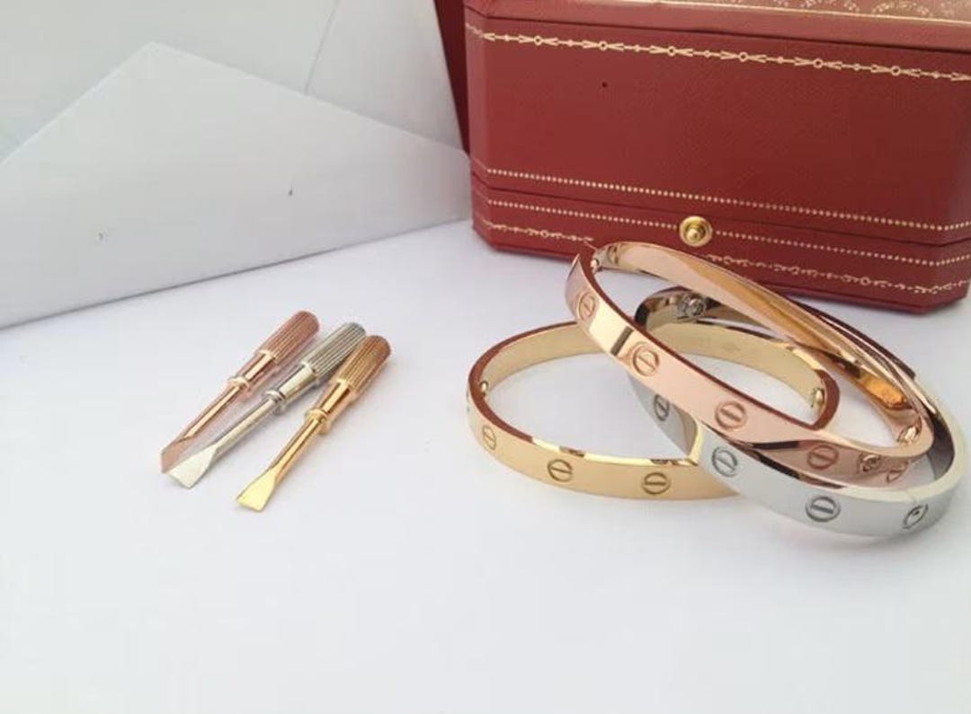 Petan Stylish Gold Bangle, Stainless Steel Screwdriver, Love Bangle ...