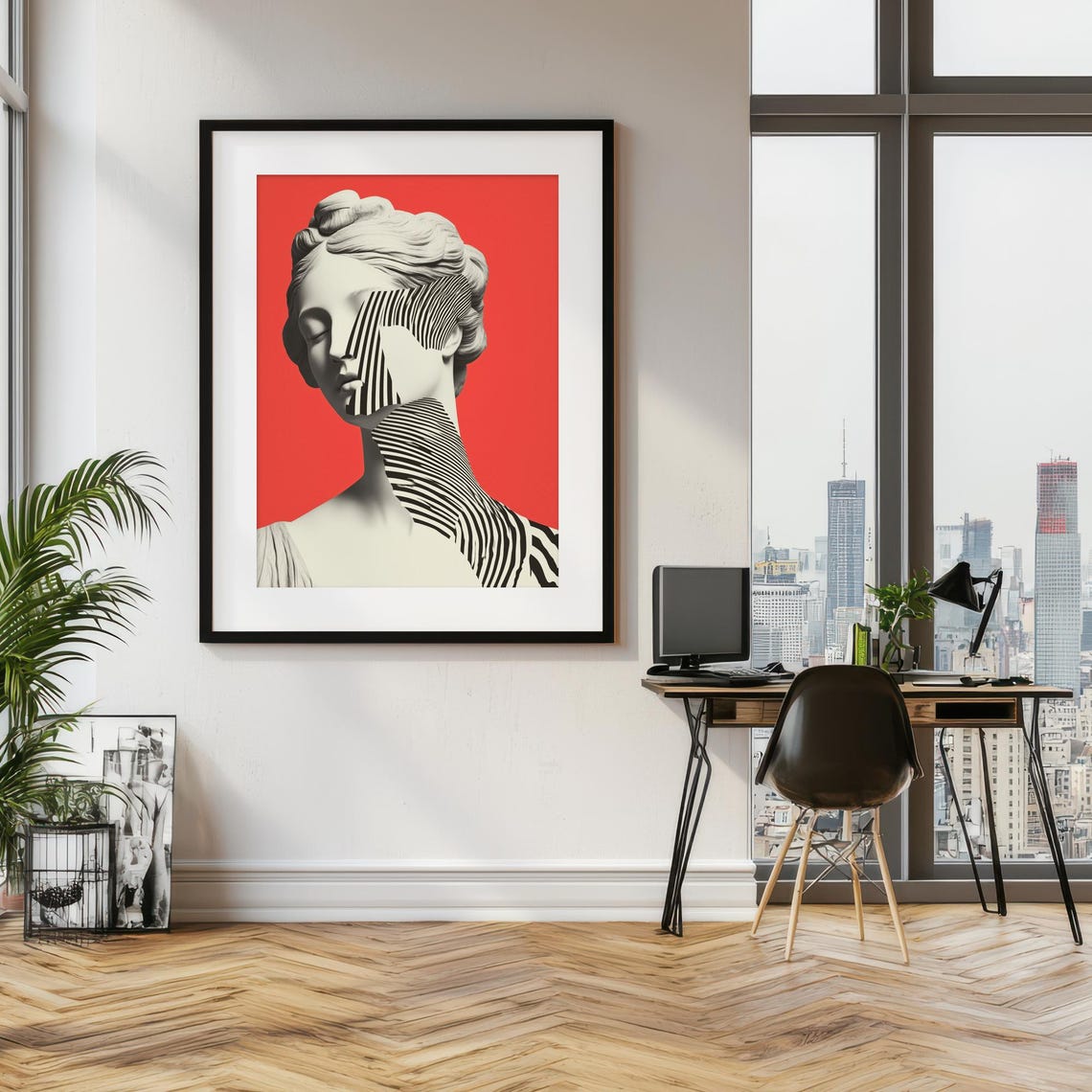 Modern Abstract Venus De Milo Collage: Digital Wall Art Print ...