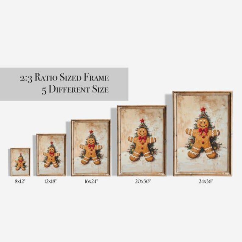 Whimsical Gingerbread Cottage Printable Wall Art: Festive Christmas ...