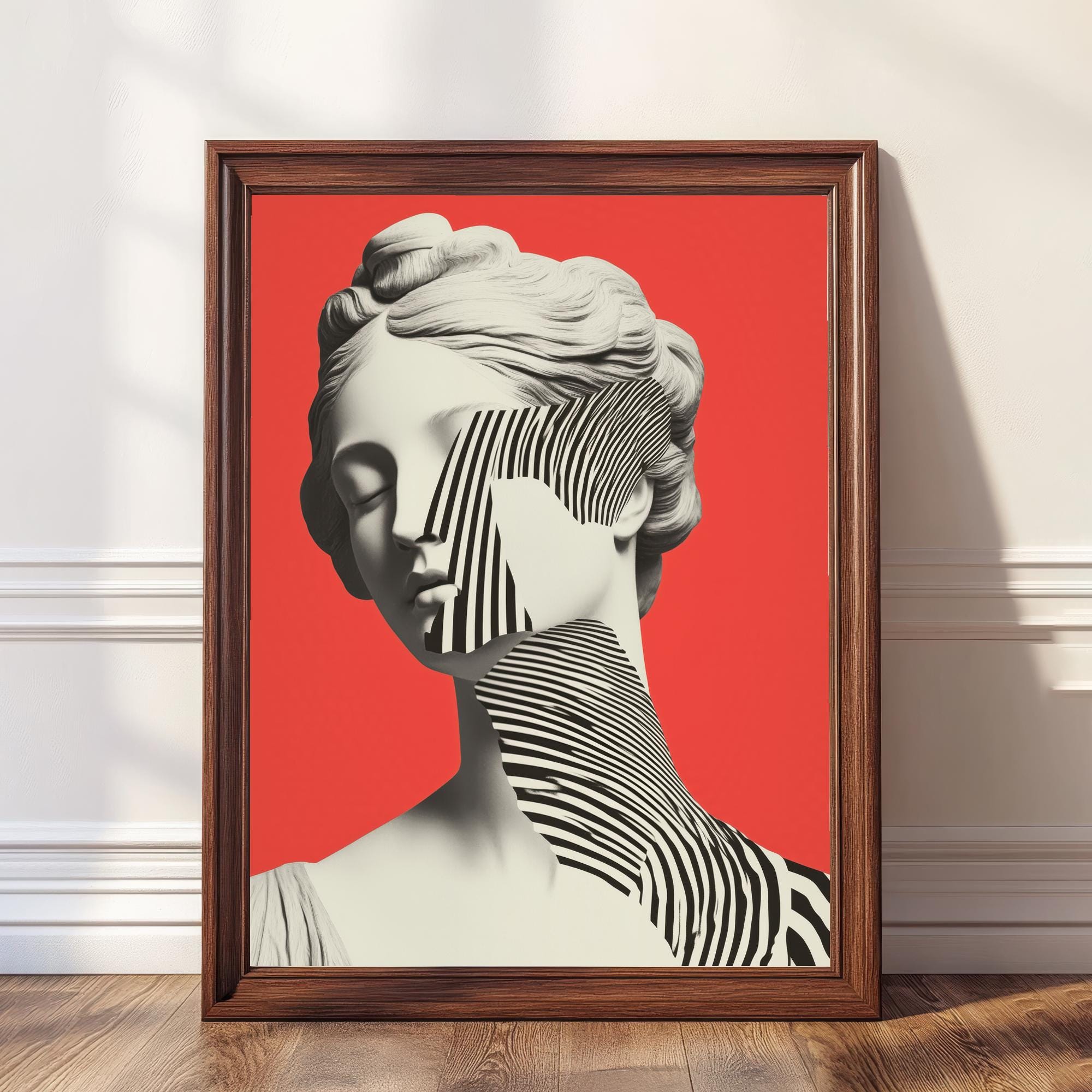 Modern Abstract Venus De Milo Collage: Digital Wall Art Print ...