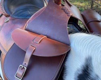 Ready to Ship! Single Pommel Saddle Bag for a Western Saddle - Horn Bag ...