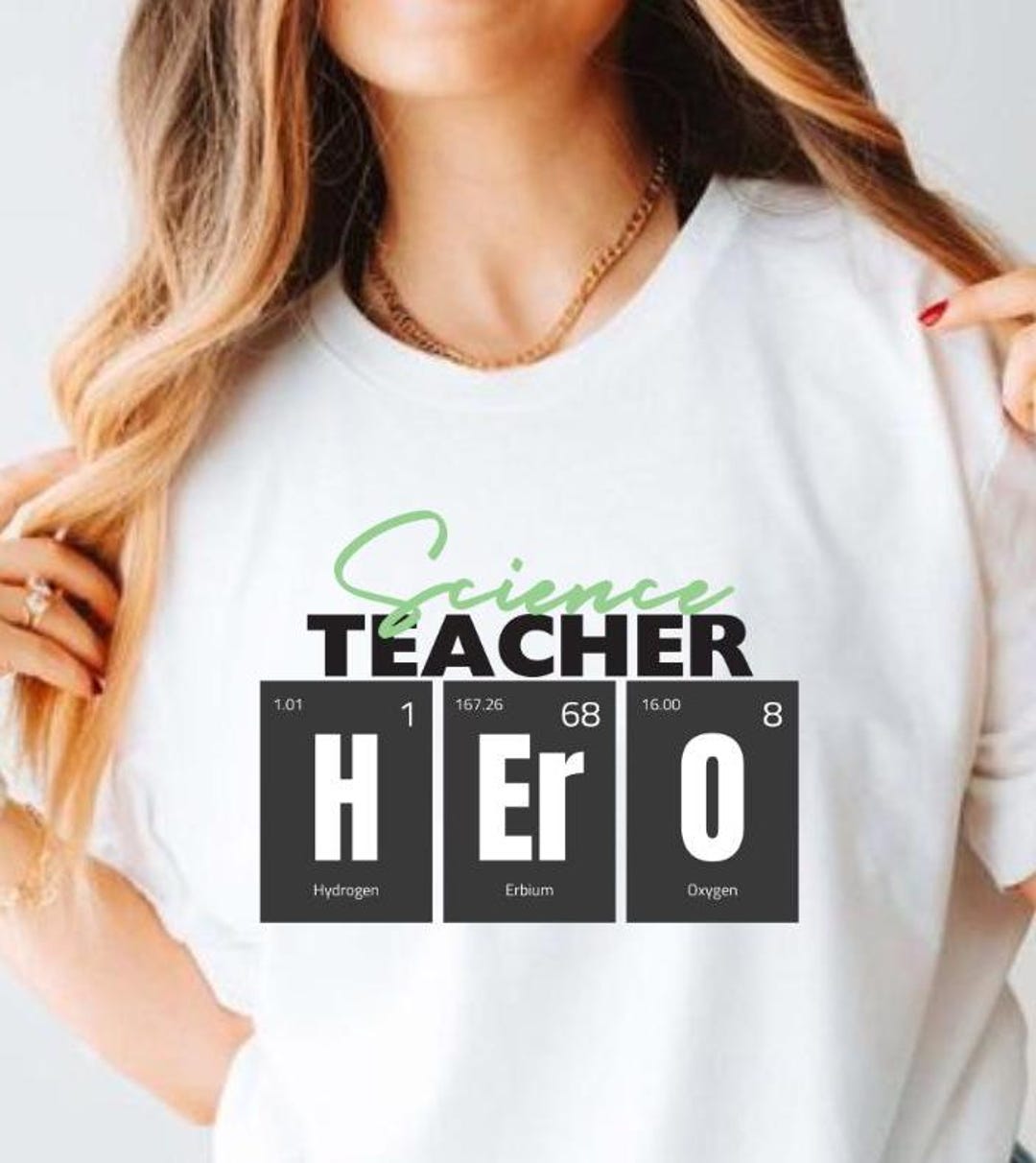 Science Teacher HERO Periodic Table Shirt Perfect STEM Gift for ...