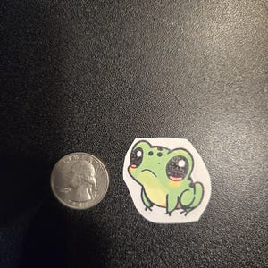 Cute Chibi Frog Sticker - Etsy