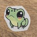 Cute Chibi Frog Sticker - Etsy