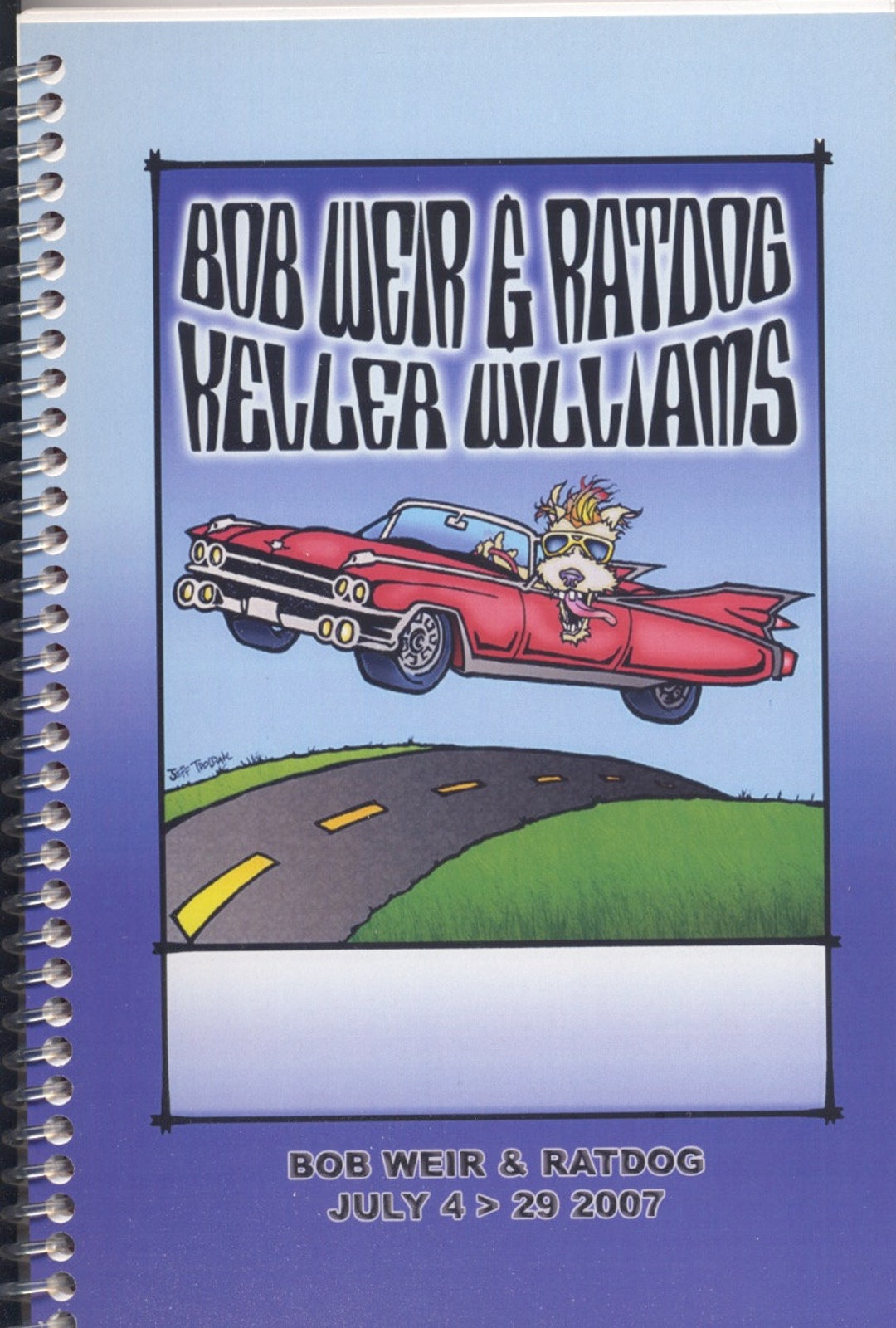 Bob Weir Ratdog Tour Itinerary Book 2007 July - Etsy