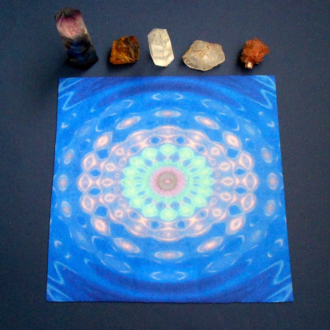 Lake Atlantis Mandala Altar Cloth Healing - Etsy