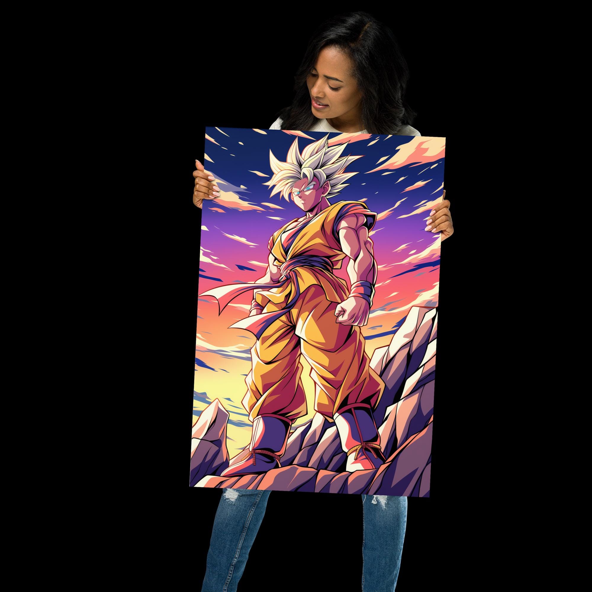 Goku Super Sayan From Dragon Ball Z DBZ Art for Wall Poster Art Design ...