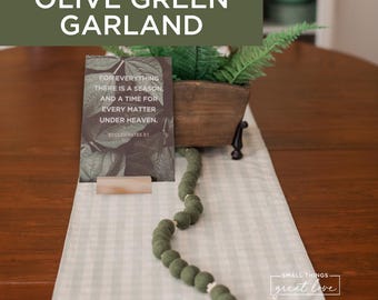 Liturgical Garland Set - Lent - Advent - Ordinary Time - Felt Ball ...